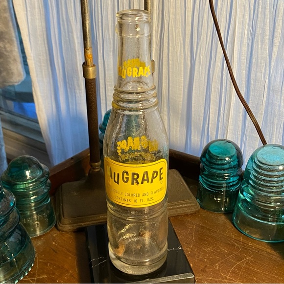 NuGrape | Accents | Vintage Acl Nugrape Ozs Soda Bottle | Poshmark